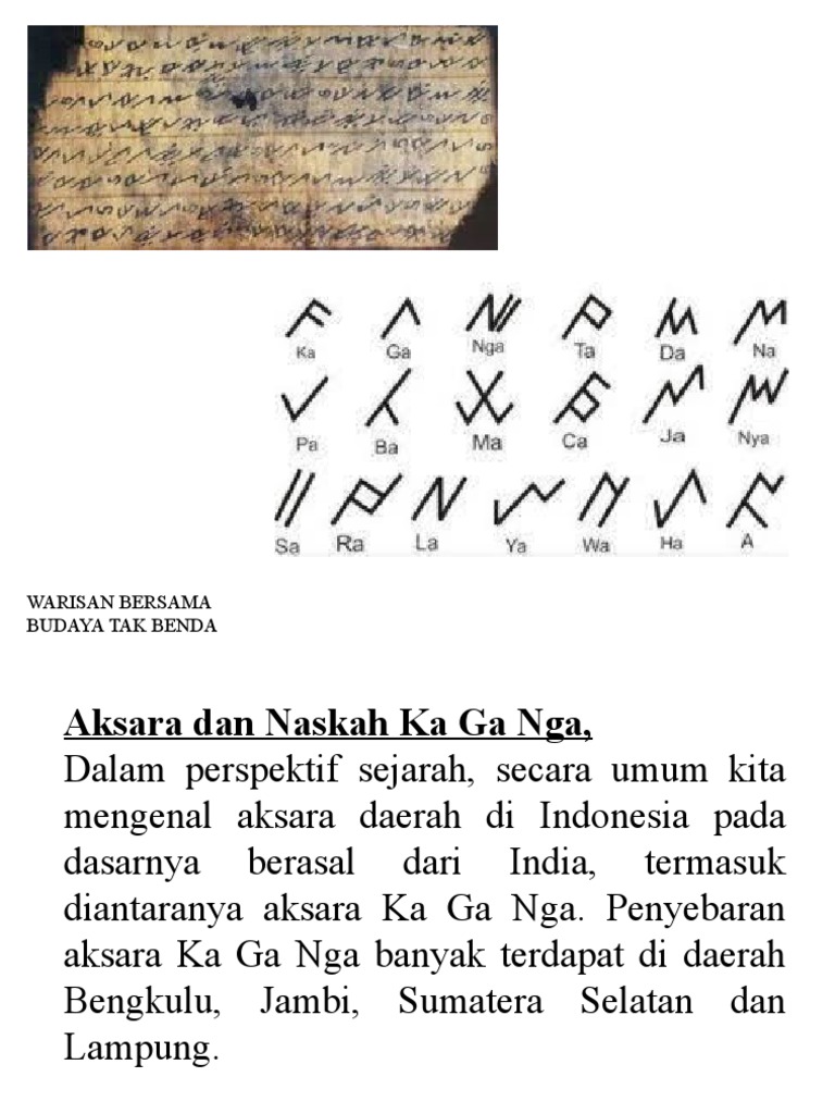 Penetapan Warisan Bersama Budaya Tak Benda | PDF