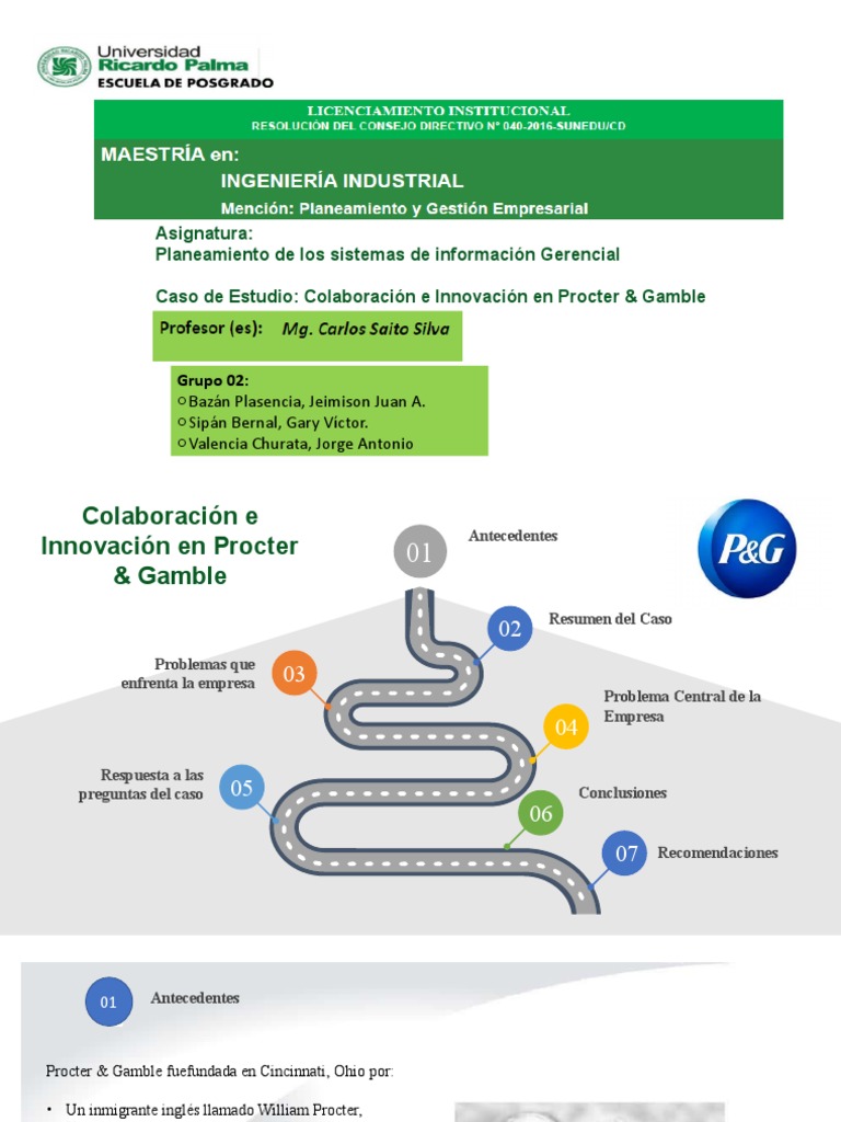 Caso P&G | PDF | Procter & Gamble | Economias