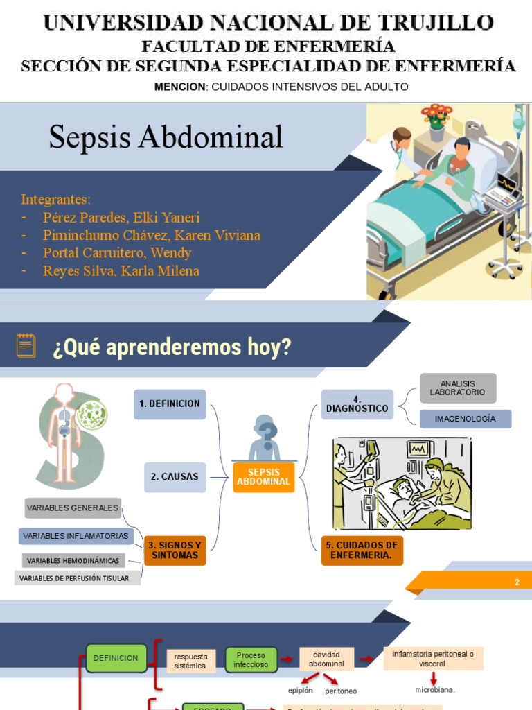 sepsis abdominal | PDF | Septicemia | Especialidades Medicas