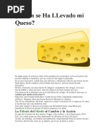Resumen Cuento Quién Se Llevo Mi Queso | PDF