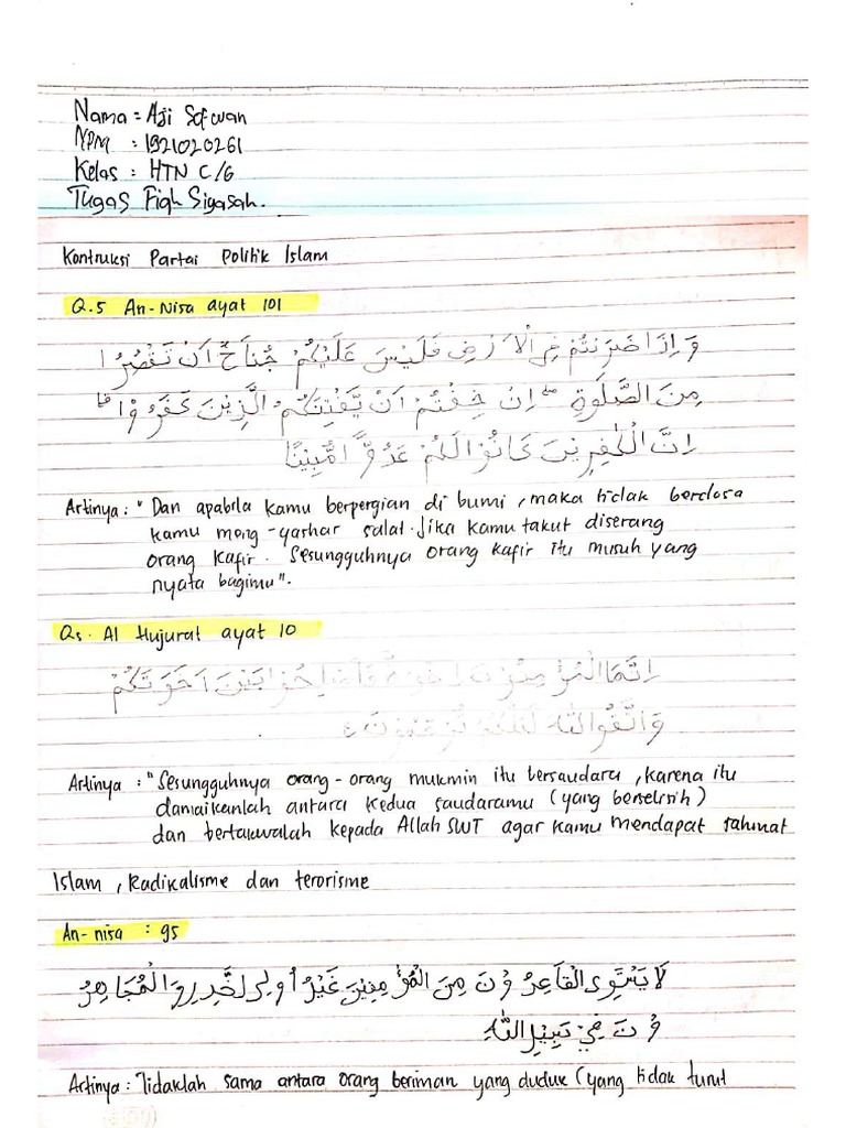 Tugas Fiqh Siyasah Aji Sofwan | PDF