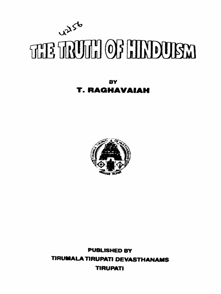 The Truth of Hinduism | PDF