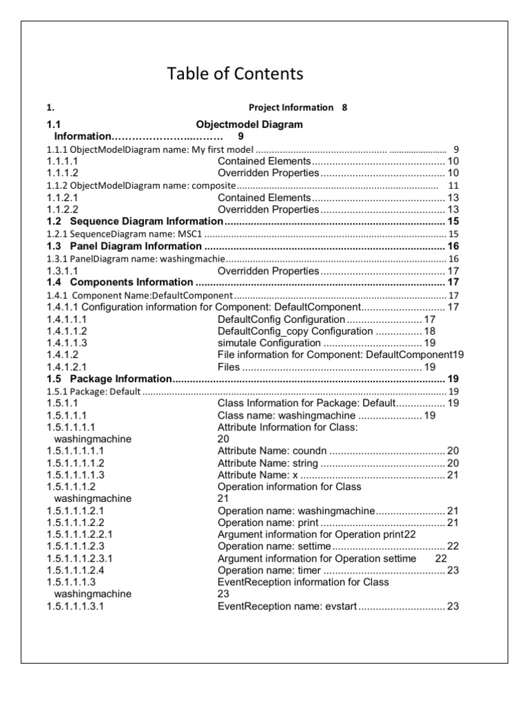 Washing Machine Report | PDF | File Format | Use Case