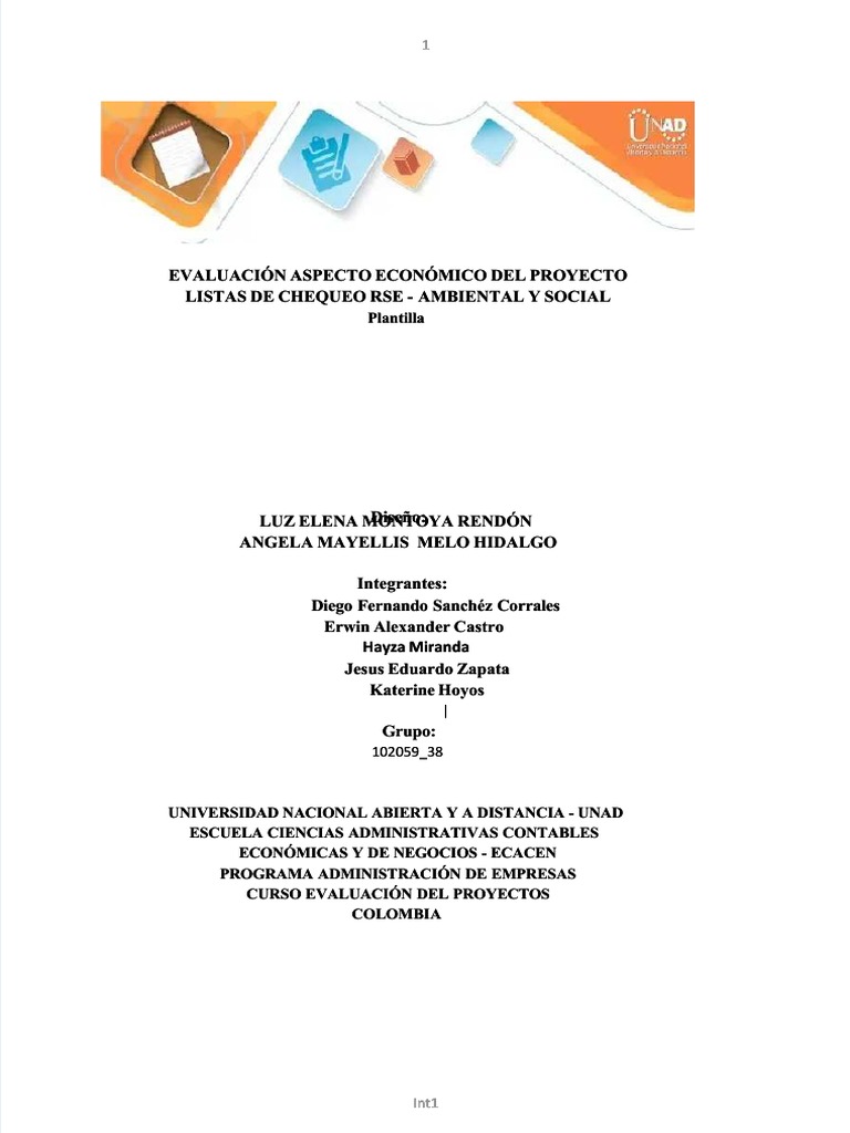 PDF Grupo 383 2 XLSX Evaluacion de Proyecto Compress | PDF