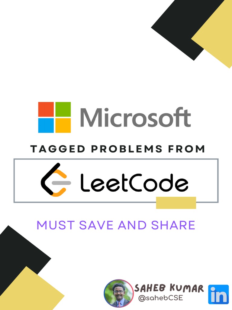 Microsoft Leetcode | PDF | Computer Data | Theoretical Computer Science Microsoft Leetcode | PDF | Computer Data | Theoretical Computer Science