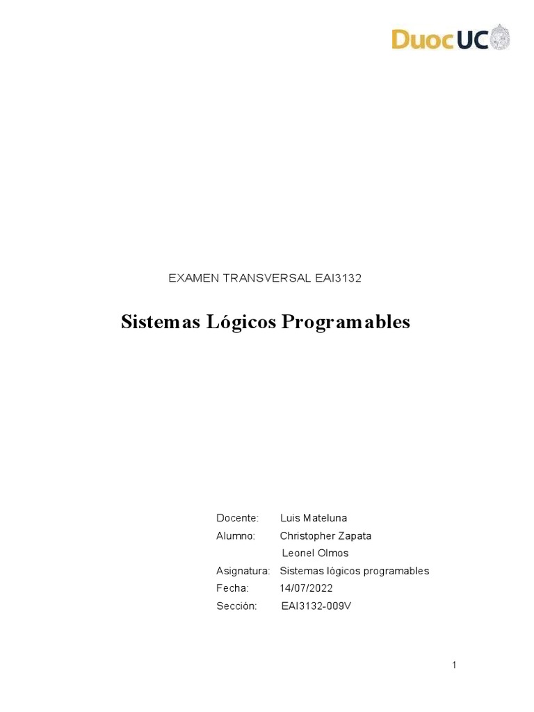Examen PLC | PDF | Controlador lógico programable | Riego