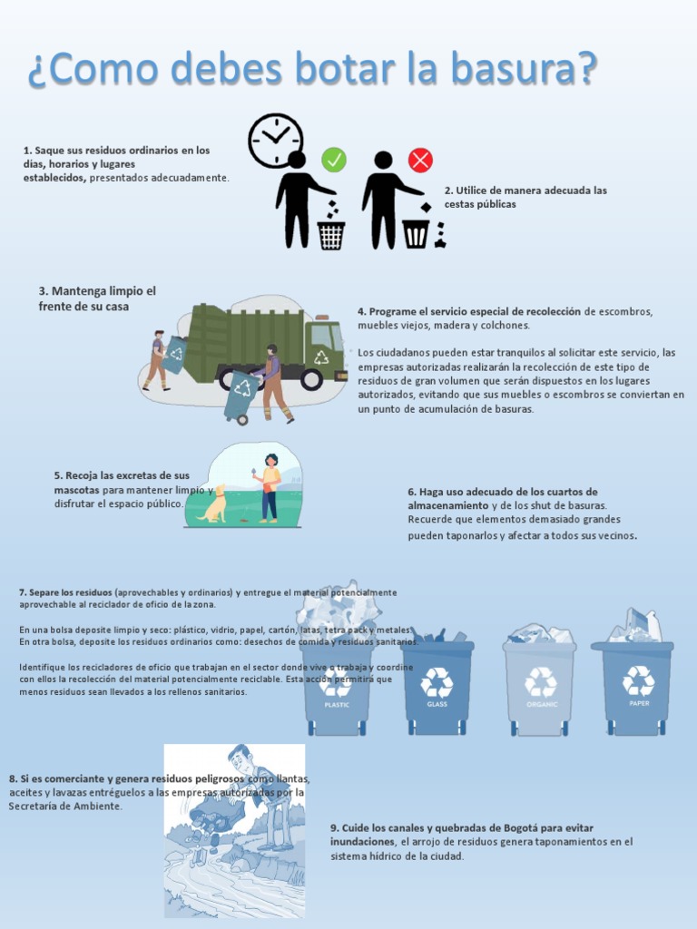 Folleto de Separacion de Basuras | PDF | Residuos | Cuestiones ambientales