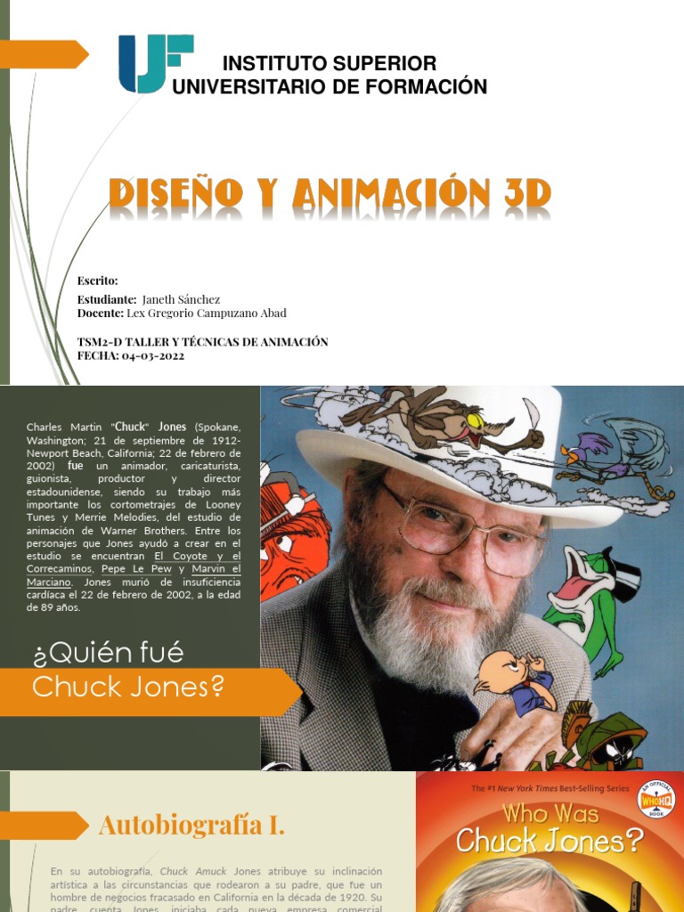 Vida y legado de Chuck Jones | PDF | Animación | Animación americana