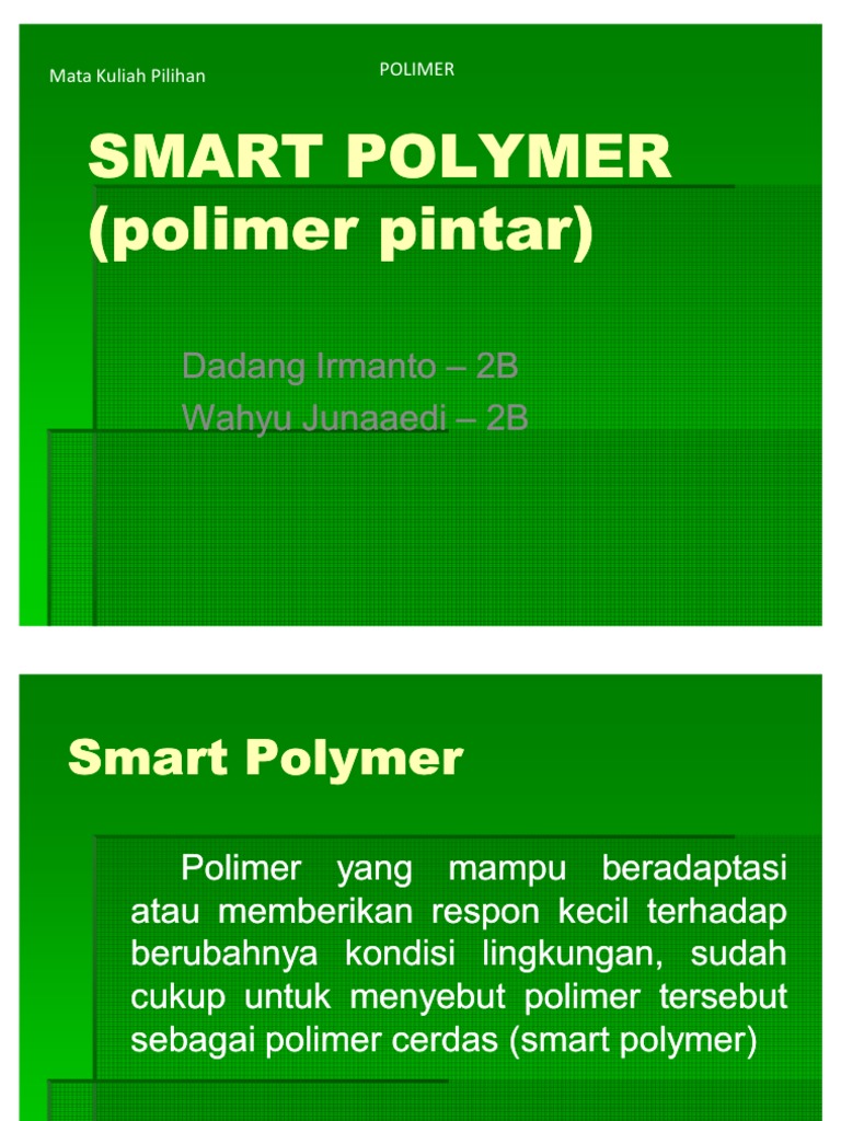 Smart Polimer | PDF