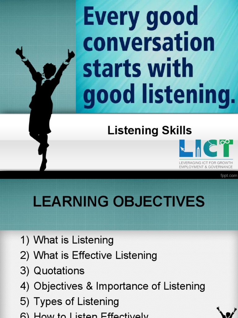Listening Skills | PDF | Cognition | Cognitive Science