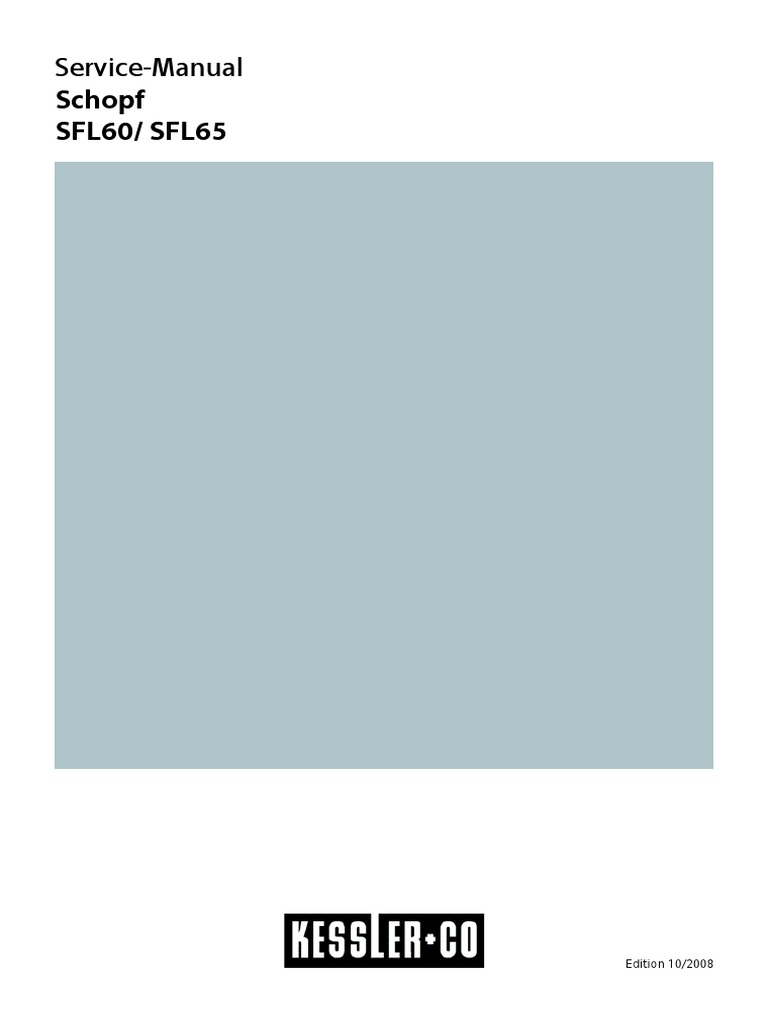 KESSLER Service Manual D91 - en | PDF