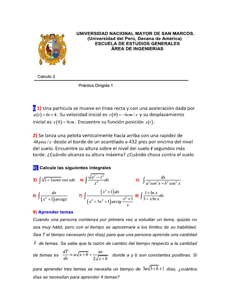Lista de Ejercicios 1 | PDF