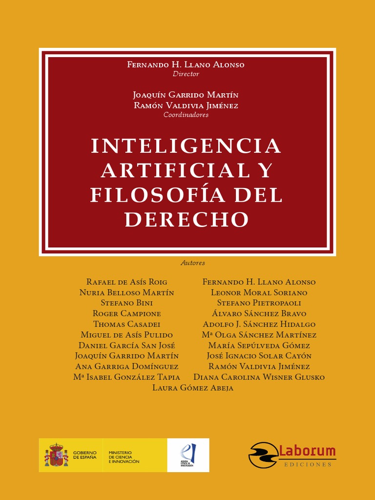 Libro - IA y Filosofía Del Derecho | PDF | Inteligencia artificial | Inteligencia (IA) y semántica
