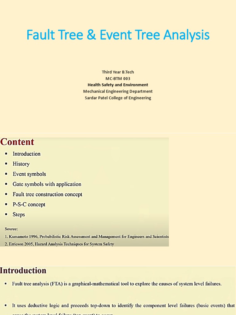 Fault Tree Analysis Pdf