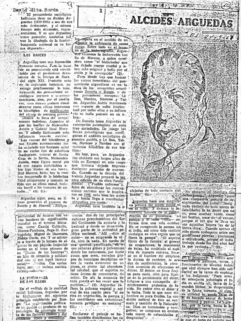 Alcides Arguedas | PDF