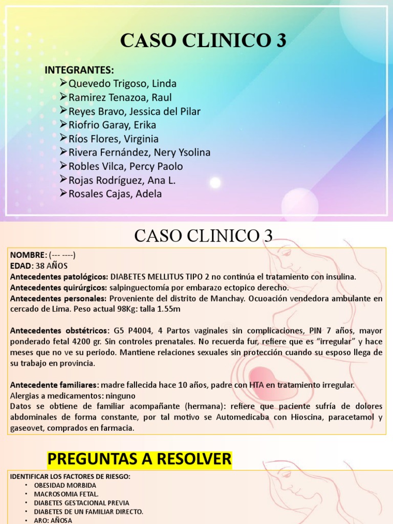 Caso Clinico 3 - Presentacion | PDF | Parto | El embarazo Caso Clinico 3 - Presentacion | PDF | Parto | El embarazo