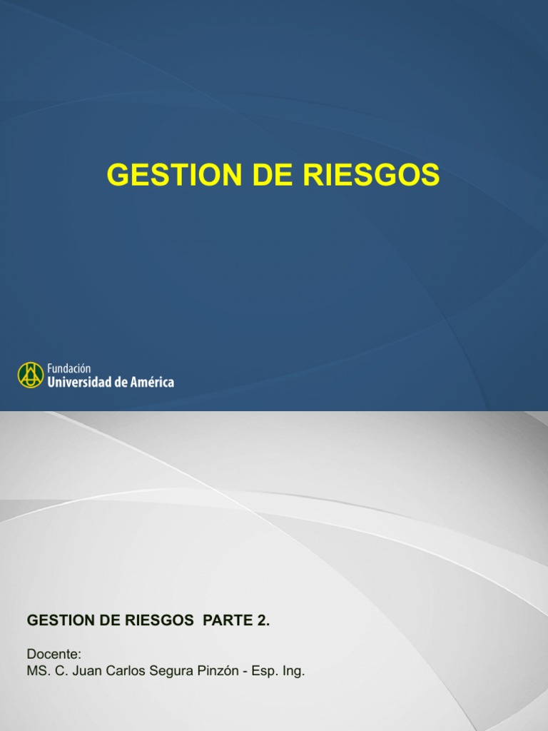 Parte 2 - Presentacion Gestion de Riesgos 2022 | PDF | Liderazgo | Diseño