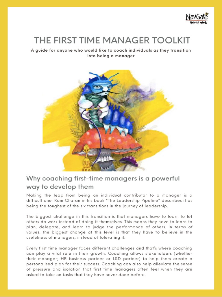 First Time Manager Toolkit - Compressed | PDF | Goal Setting | Goal