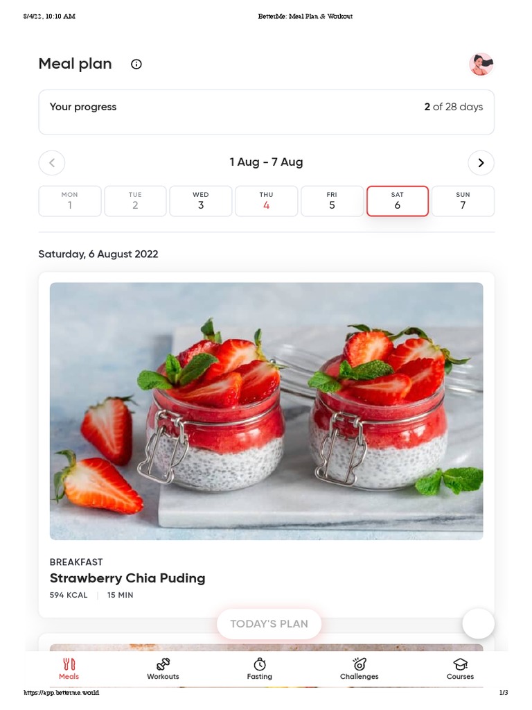 BetterMe - Meal Plan & Workout 4 | PDF | Wellness