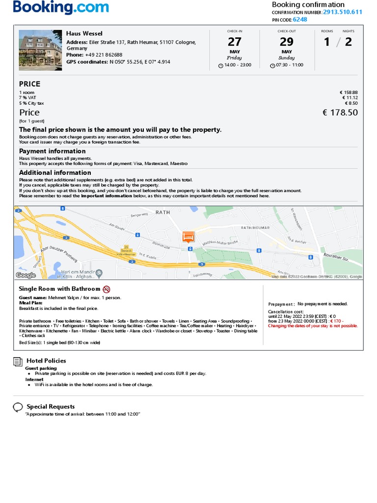 Confirmation | PDF | Payments