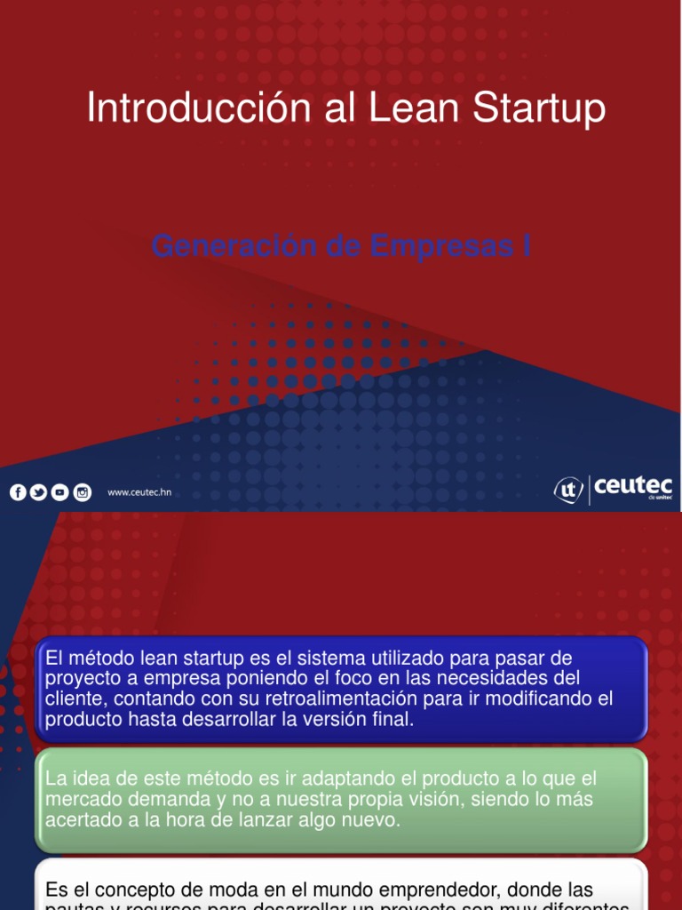SEMANA 2E - Introduccion Al Lean Startup | PDF | Lean Startup | Empresa de inicio