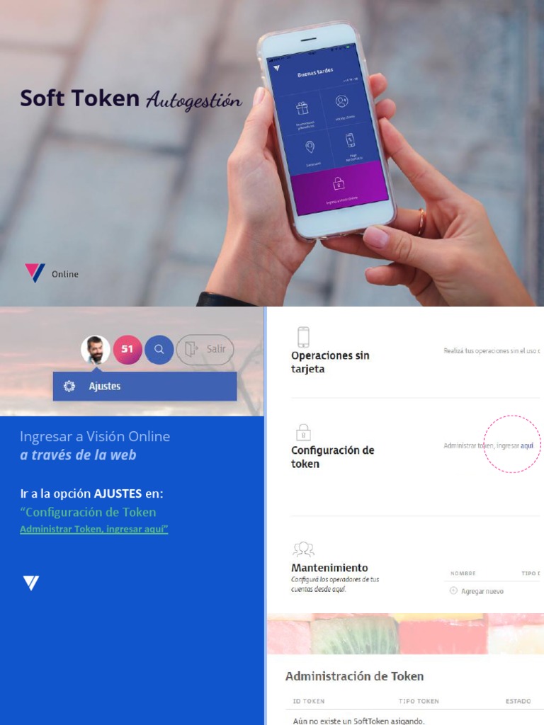 Softtoken Tocken Banco Vision | PDF | Aplicación movil | Smartphone
