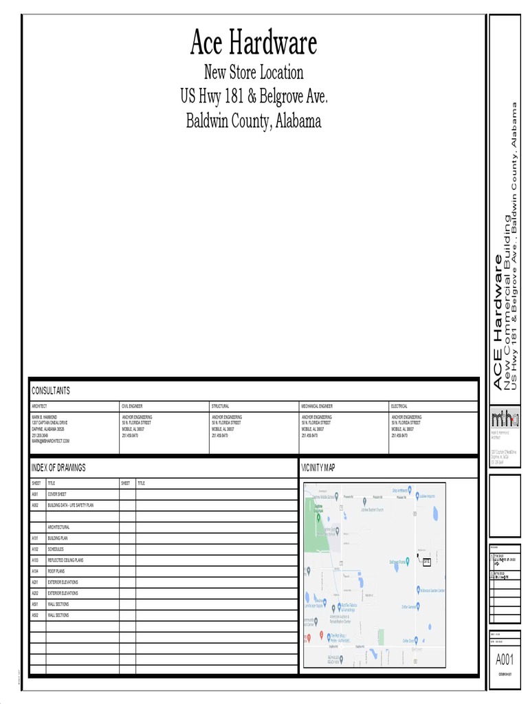 New Ace Hardware Store Plans | PDF | Door | Building Technology