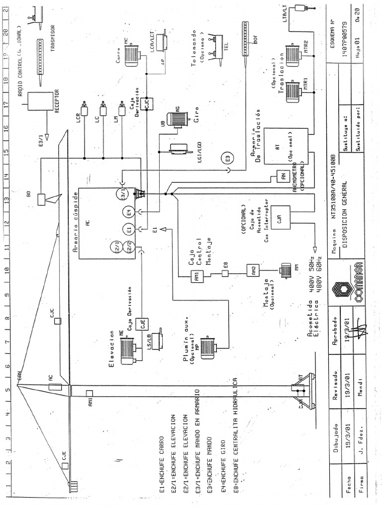 Comansa NT40100-esquema Eletrico | PDF