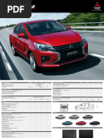 Mitsubishi MX Ficha Tecnica Mirage G4 MY25 | PDF | Coche | Vehículos con tracción trasera