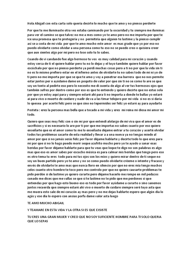 Abigail | PDF | Amor