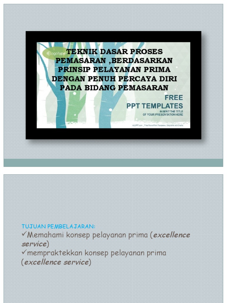 Pelayanan Prima dan Penampilan Diri | PDF
