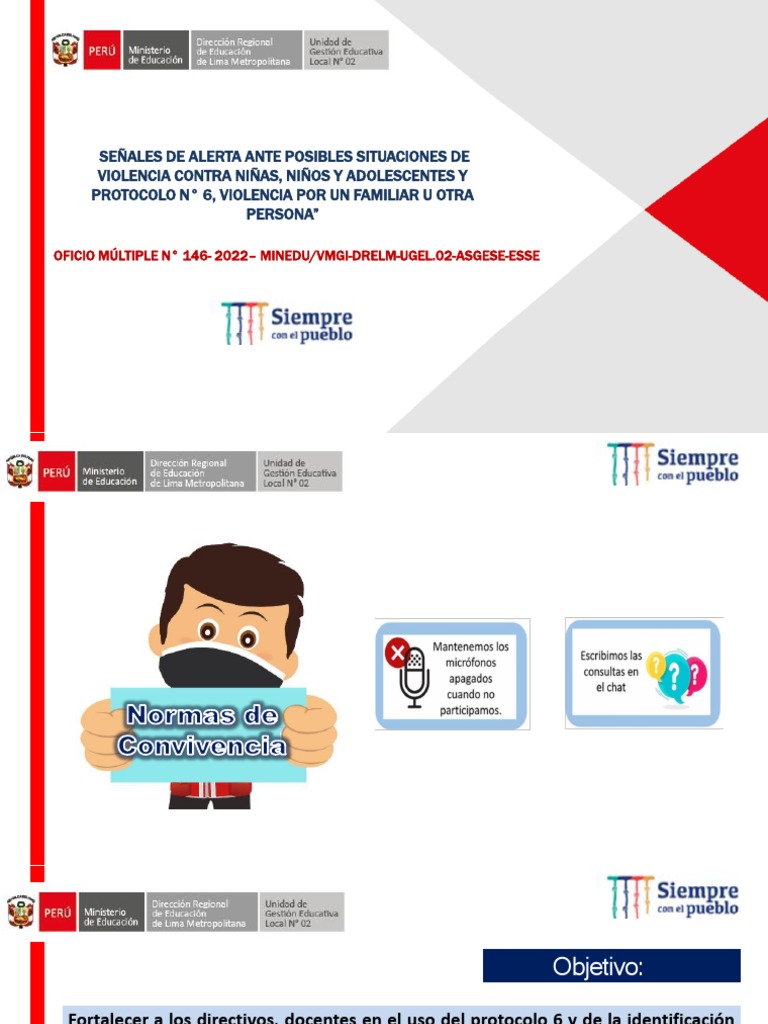 Anexo - PPT Señales de Alerta y Protocolo 6 | PDF | La violencia contra las mujeres | Violencia