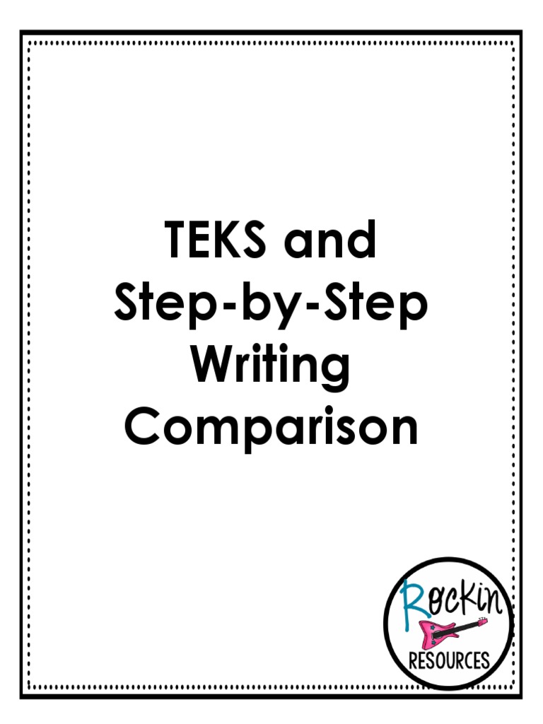 TEKS Writing Standards Comparison Guide | PDF | English Language | Adverb