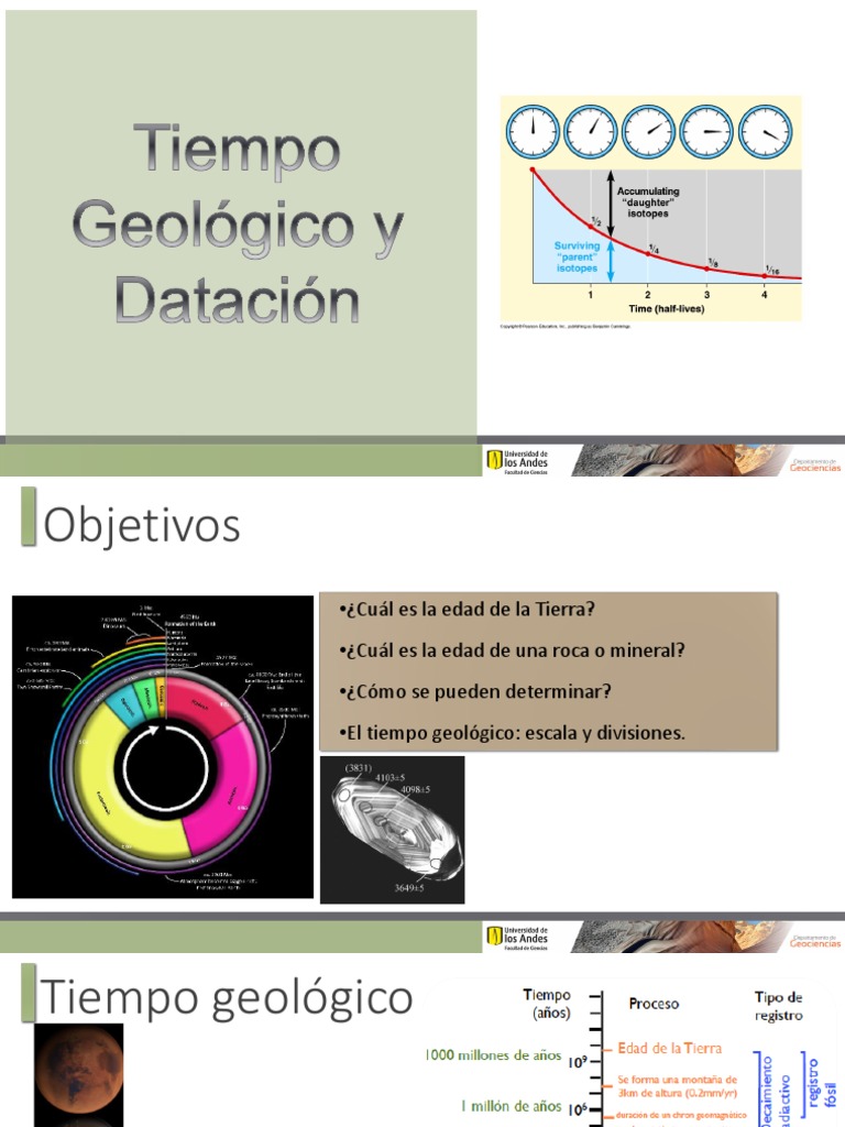Edad de la Tierra y Datación Geológica | PDF | Escala de tiempo ...