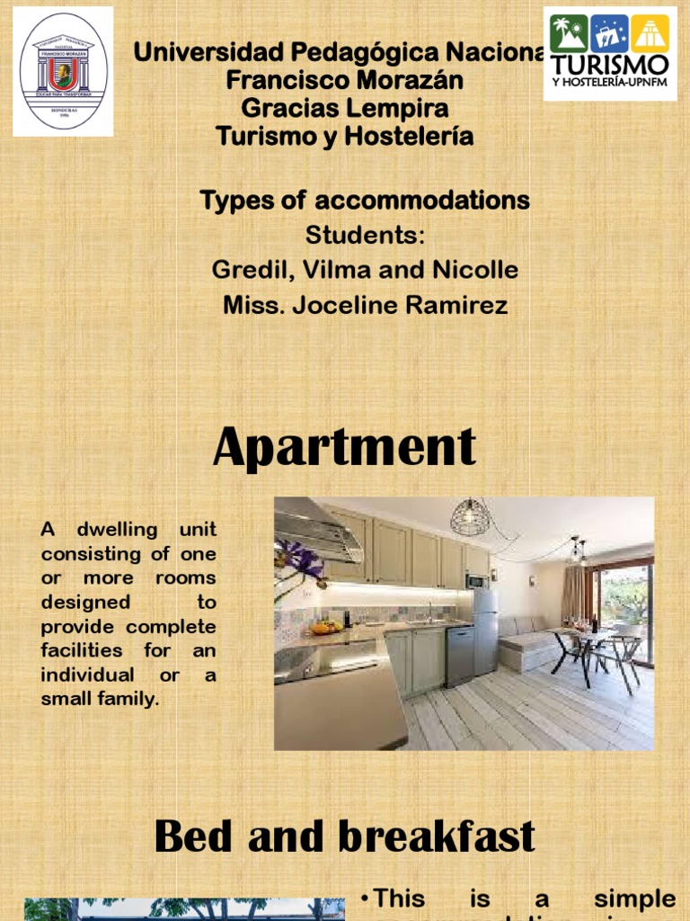 Types of Accomodation | PDF | Hospitality Industry