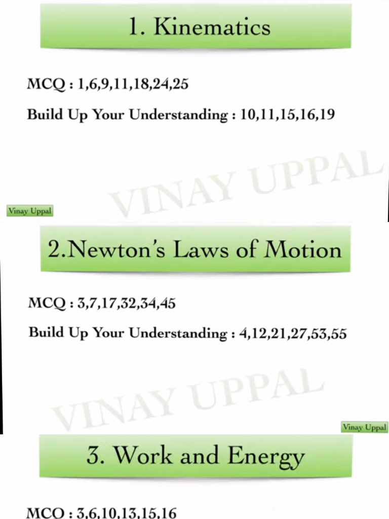 Pathfinder Selected Questions For Jee Advanced | PDF