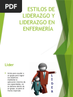 Tipos de Liderazgo en Enfermeria | PDF | Liderazgo | Enfermería