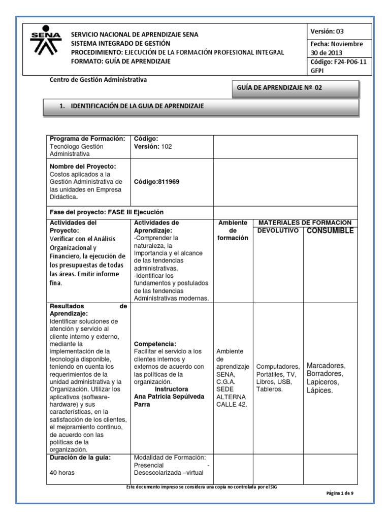 Guia 2 - Fundamentos de Servicio Al Cliente-4 | PDF | Cliente | Aprendizaje