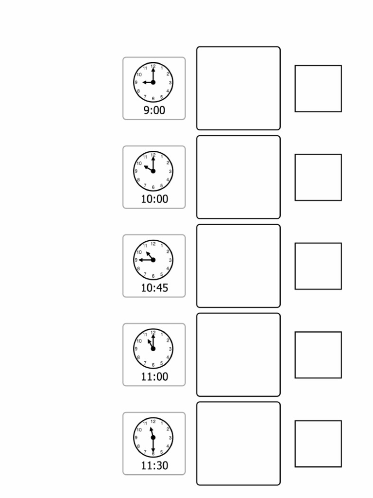 Daily Schedule With Morning Routine and Time | PDF