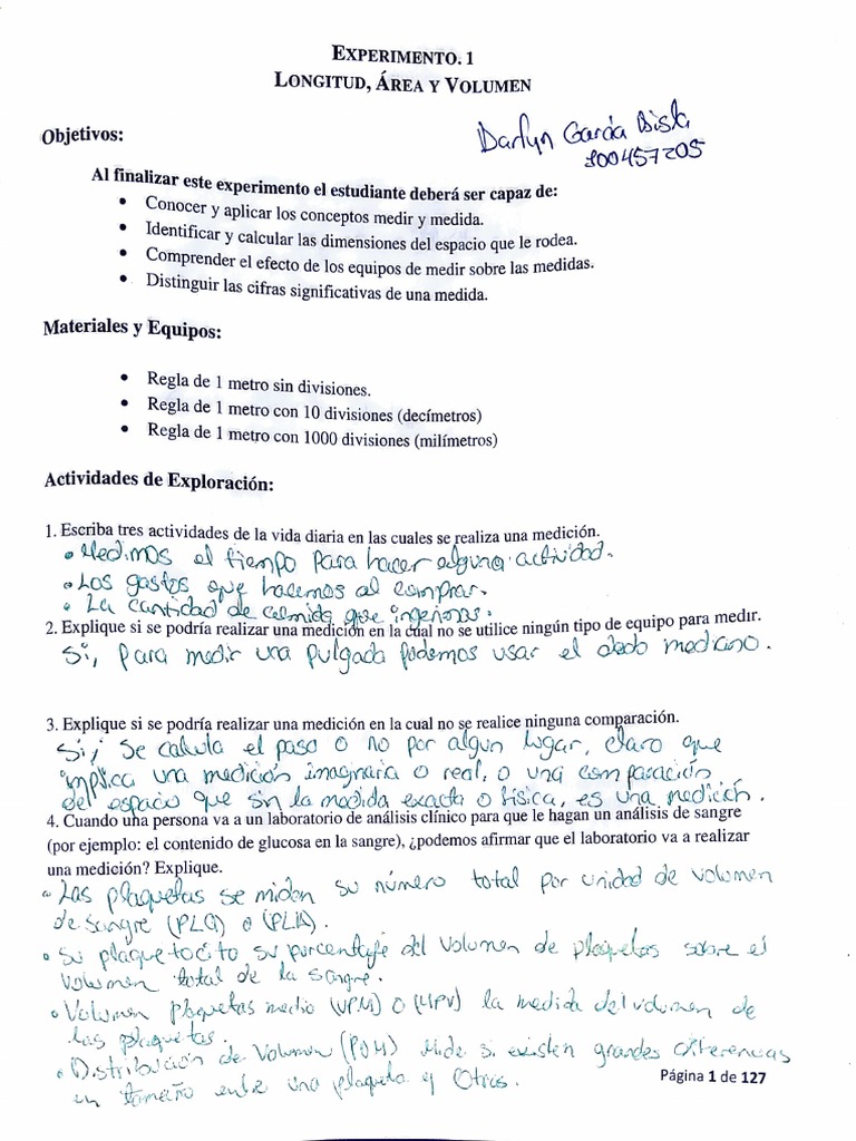 Lab Fis Ex 1 U1 | PDF | Longitud | Unidades de medida