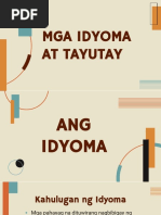 Mga Halimbawa NG Simile | PDF