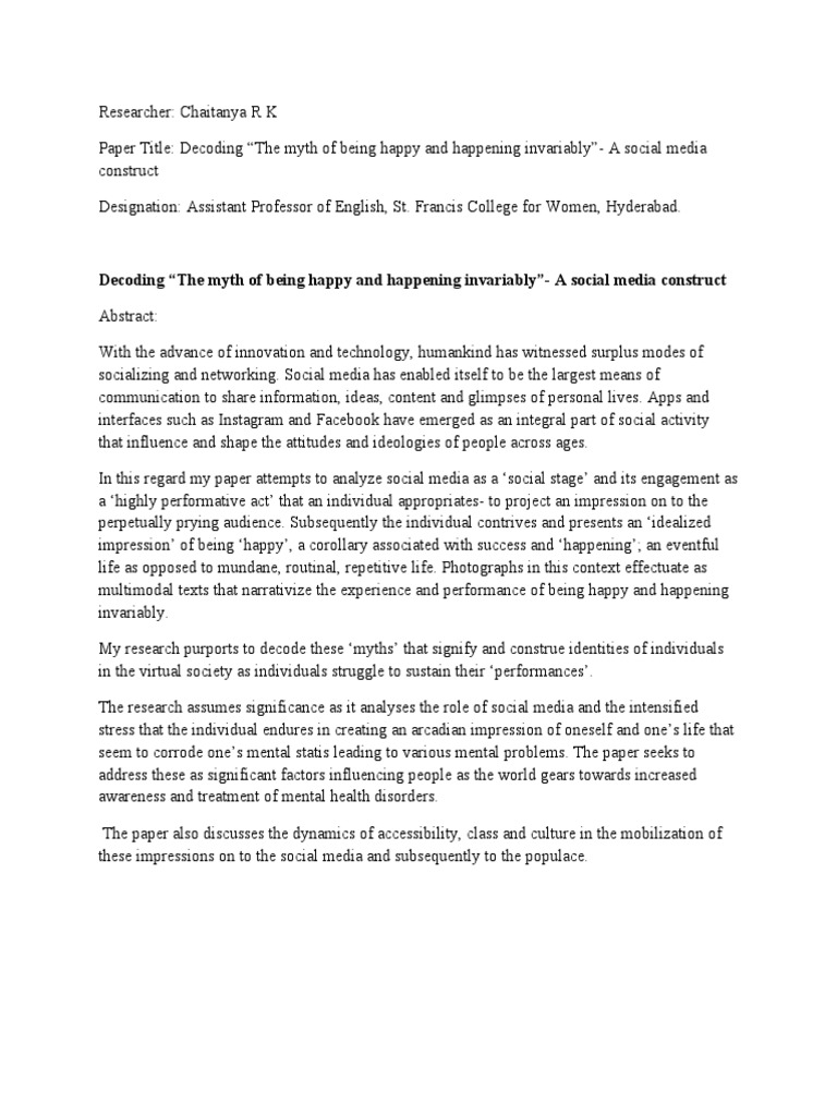 Abstract Media Decoding | PDF