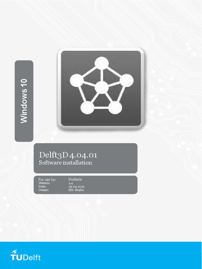 Delft3D 4 04 01 W10 EN Versie 4 | Download Free PDF | Installation ...