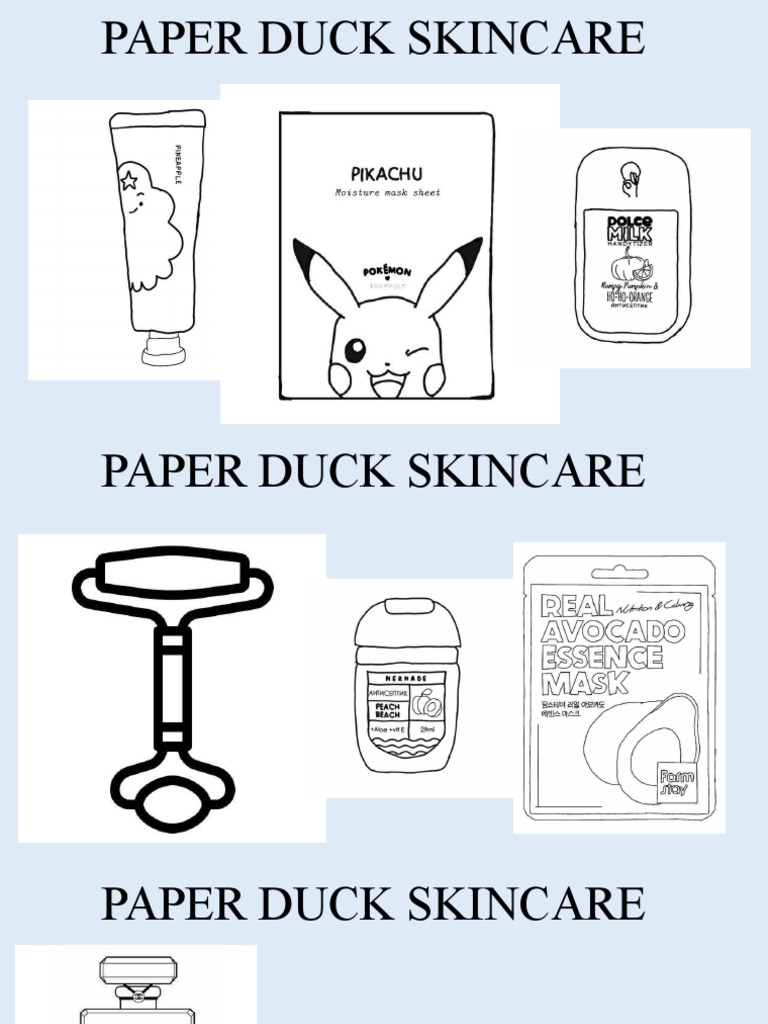 Paper Duck Skincare | PDF | Home & Garden | Wellness
