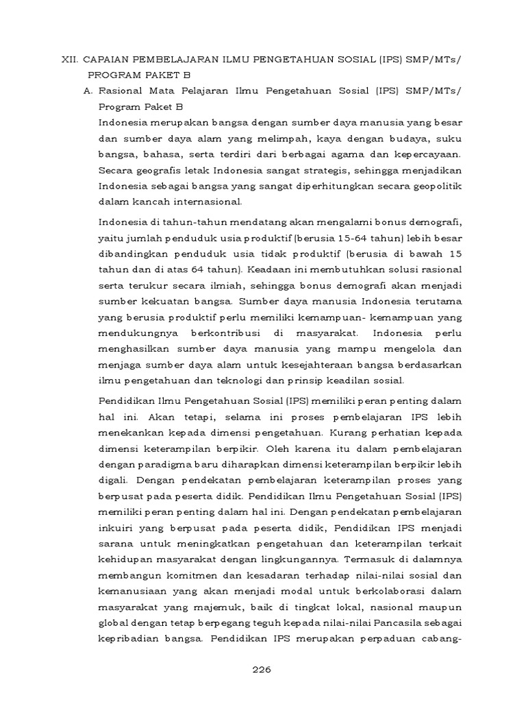 CP Ips | PDF | Ilmu Sosial | Sains & Matematika
