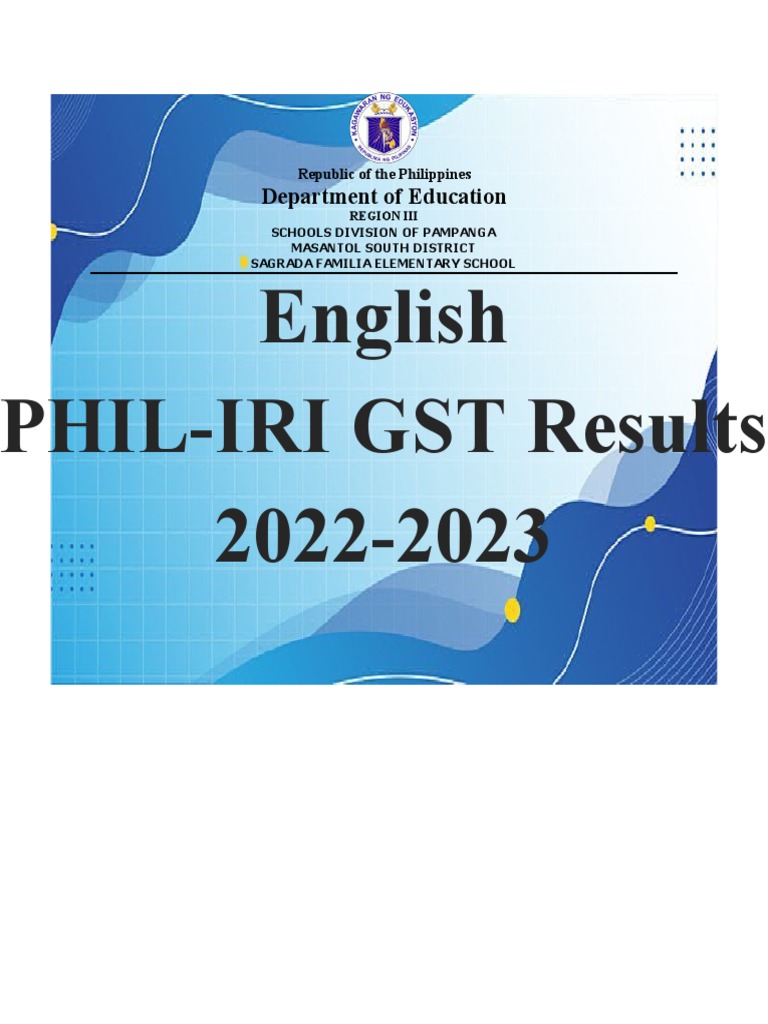 Front Label GST Report English | PDF