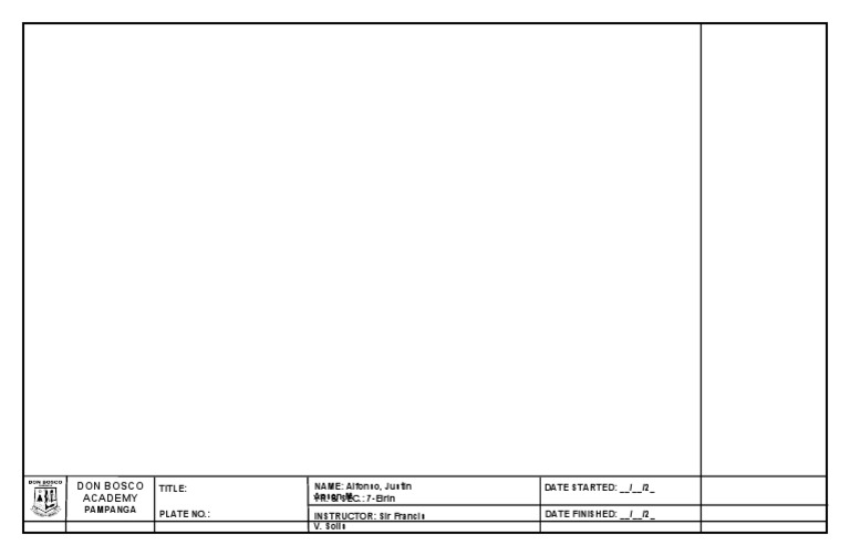 Drafting Template | PDF