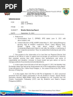 Guidelines in The Reassignment of PNP Personnel Who Are Witness in Drug ...