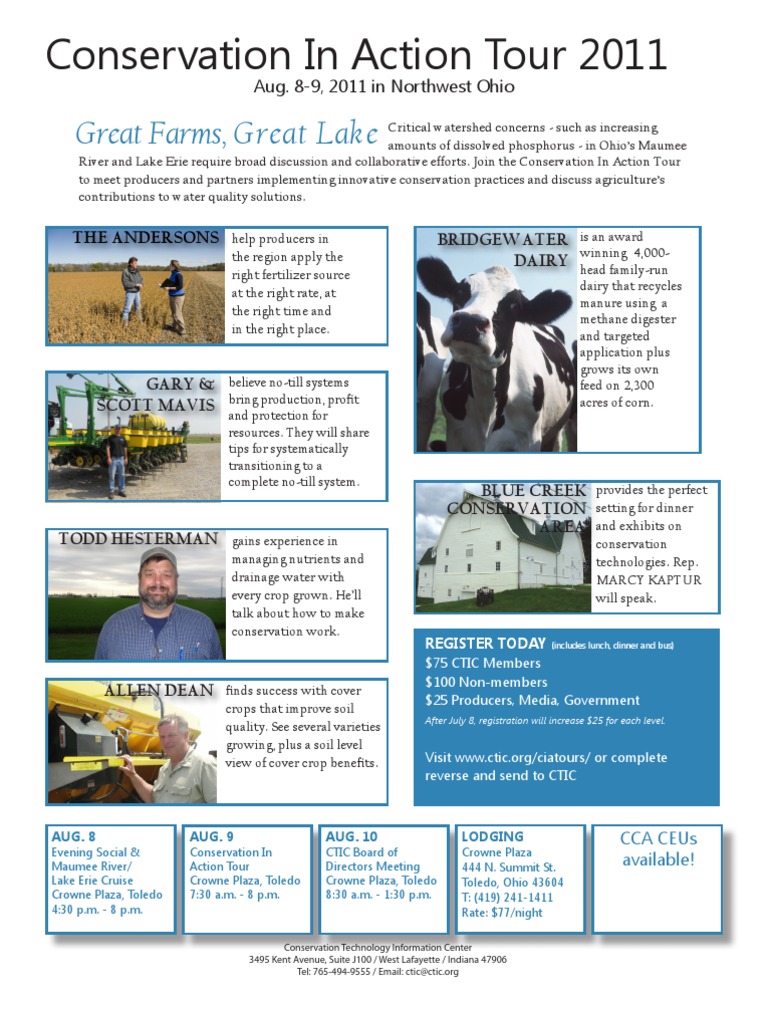 CTIC Tour Invitation CEUs Withlogos | PDF | Land Management | Agriculture