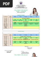 Sample of Multigrade Class Program | PDF | Learning